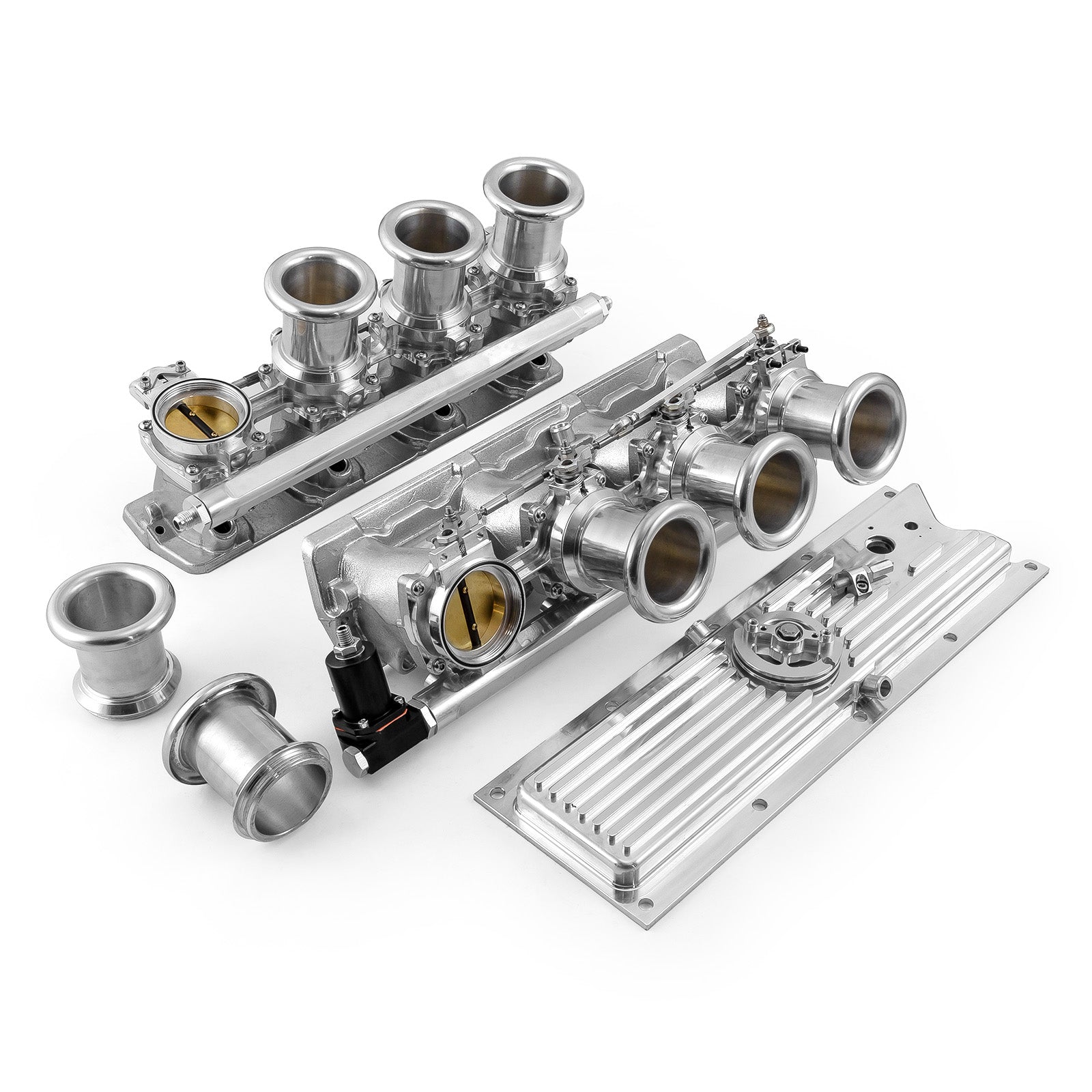 Chevy GM LS1 Downdraft + FiTech Ultra EFI Fuel Injection System [Polis ...