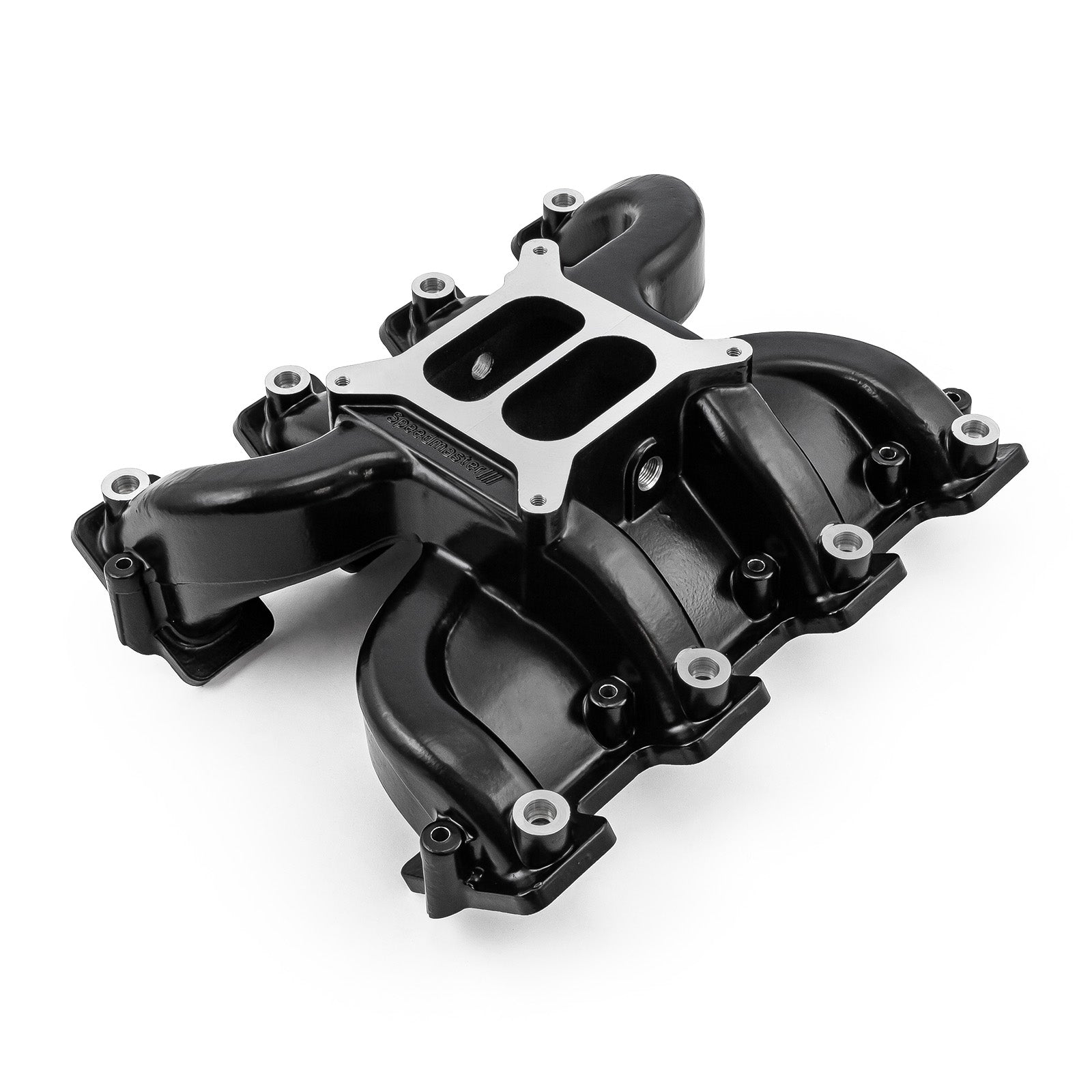 Chevy GM LS3 Dual Plane 4150 MidRise Air Aluminum Intake Manifold [Bla ...