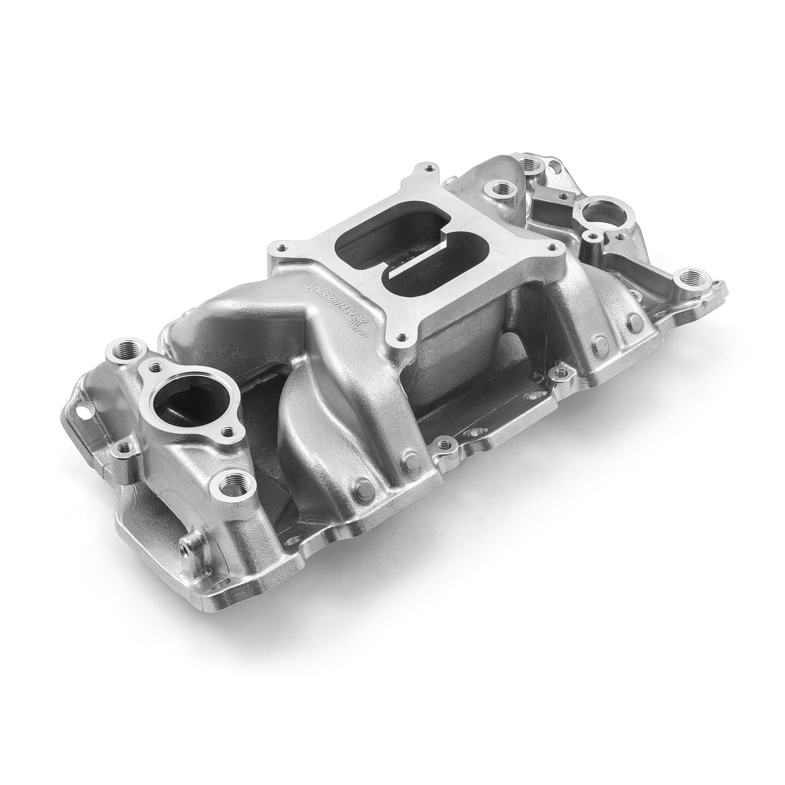 Chevy SBC 350 1957-95 MidRise Air Aluminum Intake Manifold [Polished ...