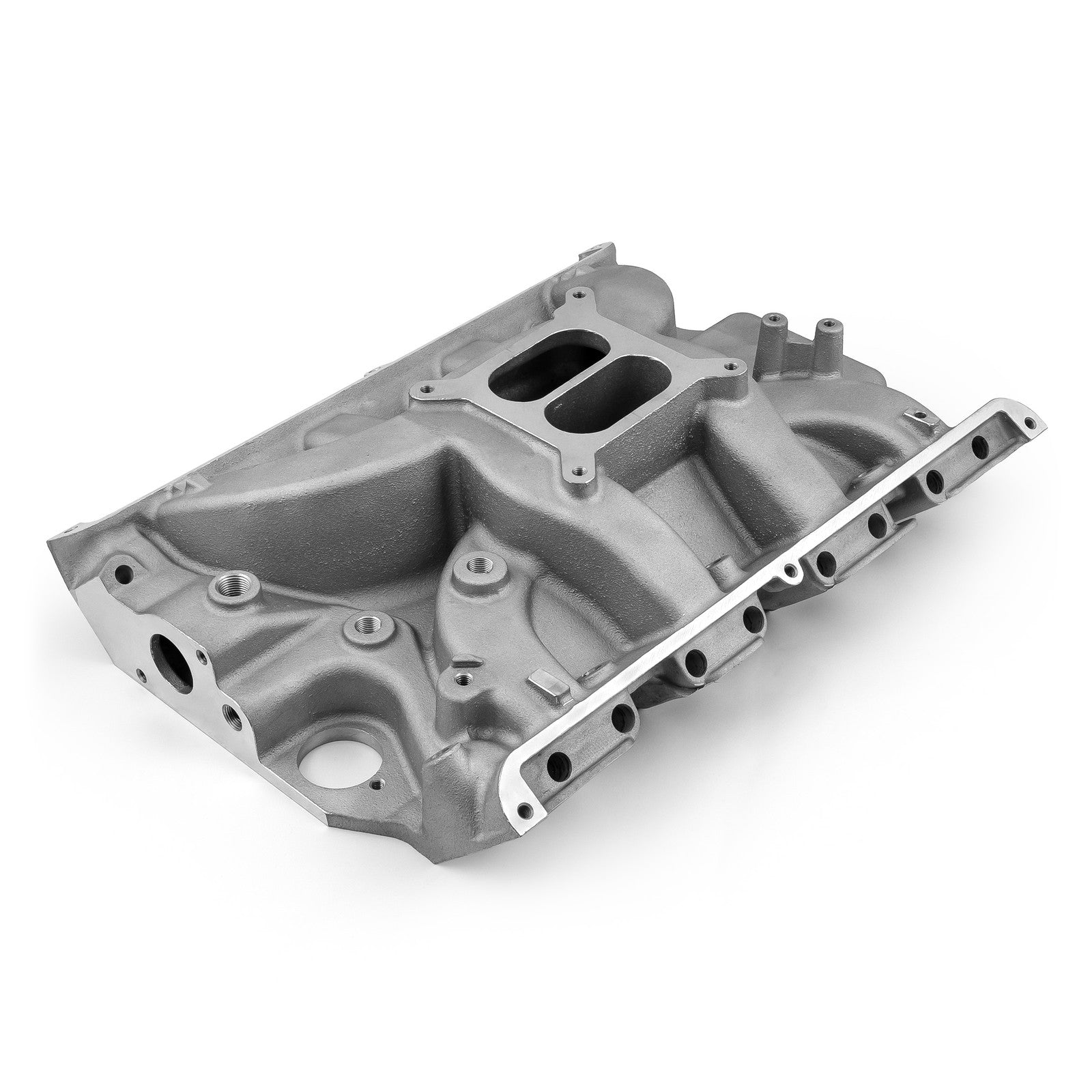 Ford FE 390 427 LowRise Aluminum Intake Manifold [Satin] – Muscle Car HQ