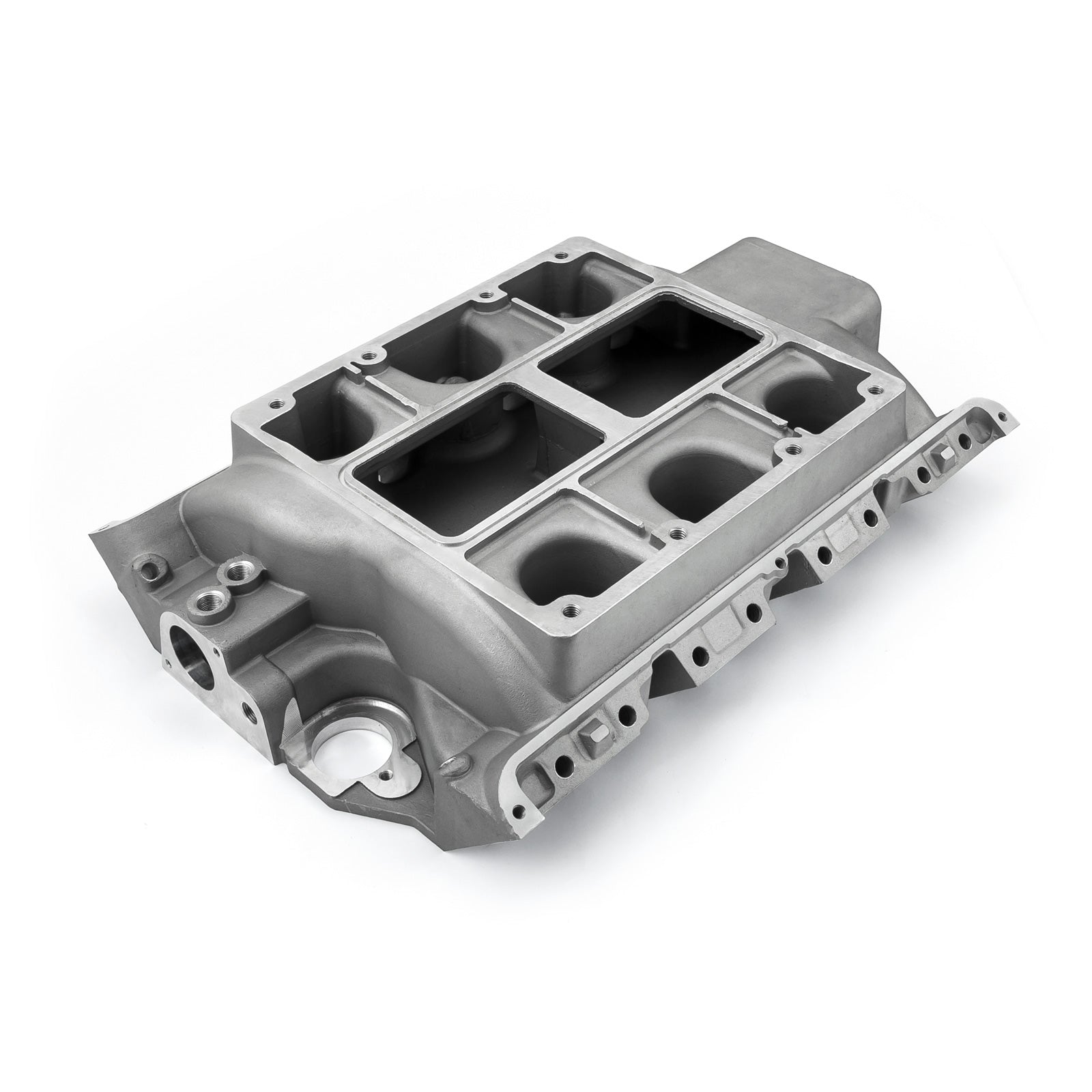 Ford FE 390 428 6-71 8-71 Supercharger Aluminum Intake Manifold Satin ...