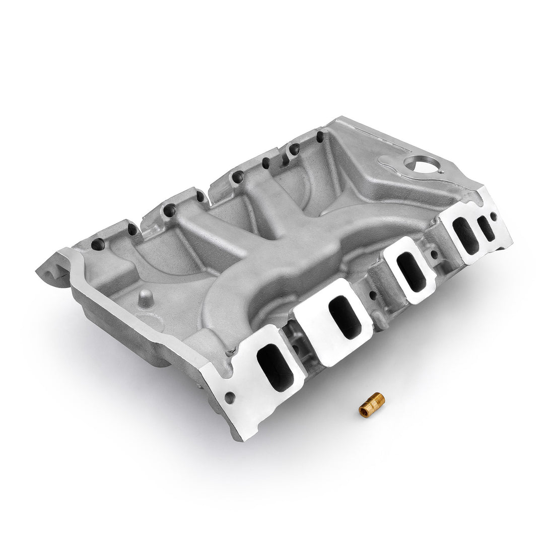 Ford FE 390 427 LowRise Aluminum Intake Manifold [Satin] – Muscle Car HQ