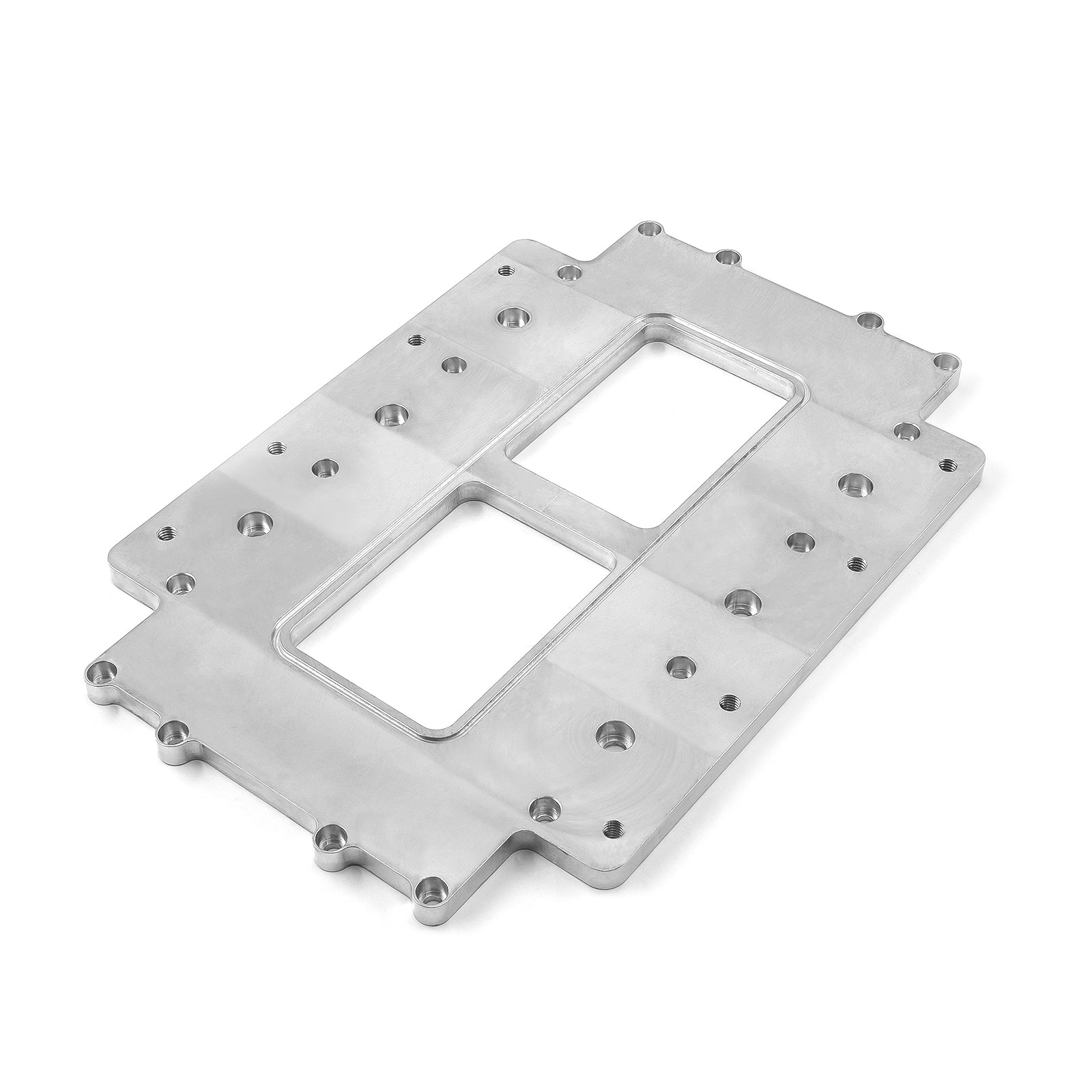 Supercharger Plate for 2pc Fabricated Ram Air Intake Manifold Plate On ...