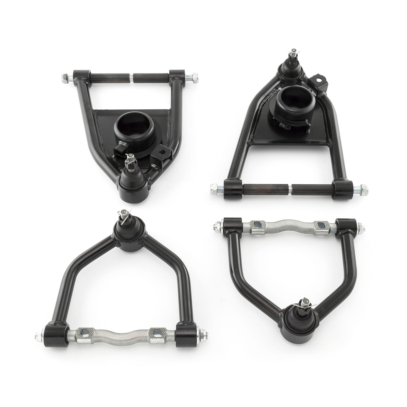 Ford Mustang II 2 1974-78 Tubular Control Arm Set Upper Lower Coil Spr ...