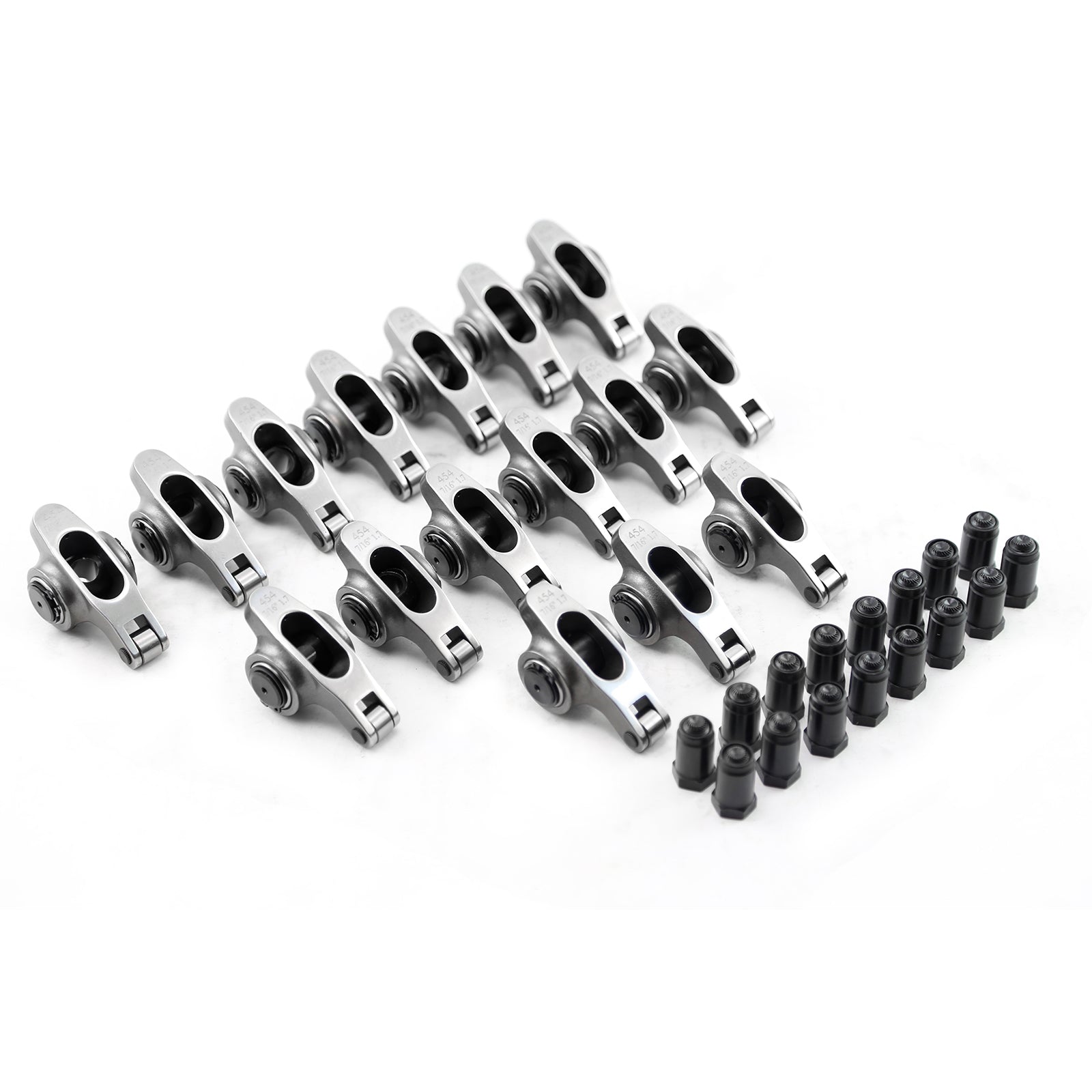 Chevy SBC 350 1.55 3/8" Stainless Steel Roller Rocker Arms – Muscle Car HQ