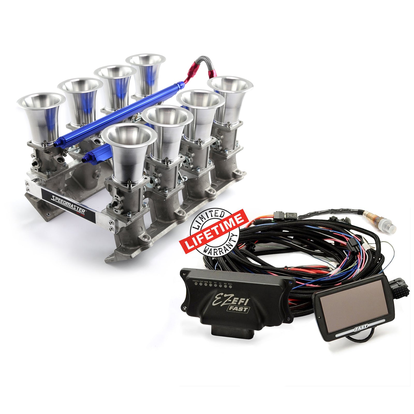 Chevy GM LS3 EFI Manifold & FAST EZ-EFI 2.0 Self-Tuning Fuel Injection ...