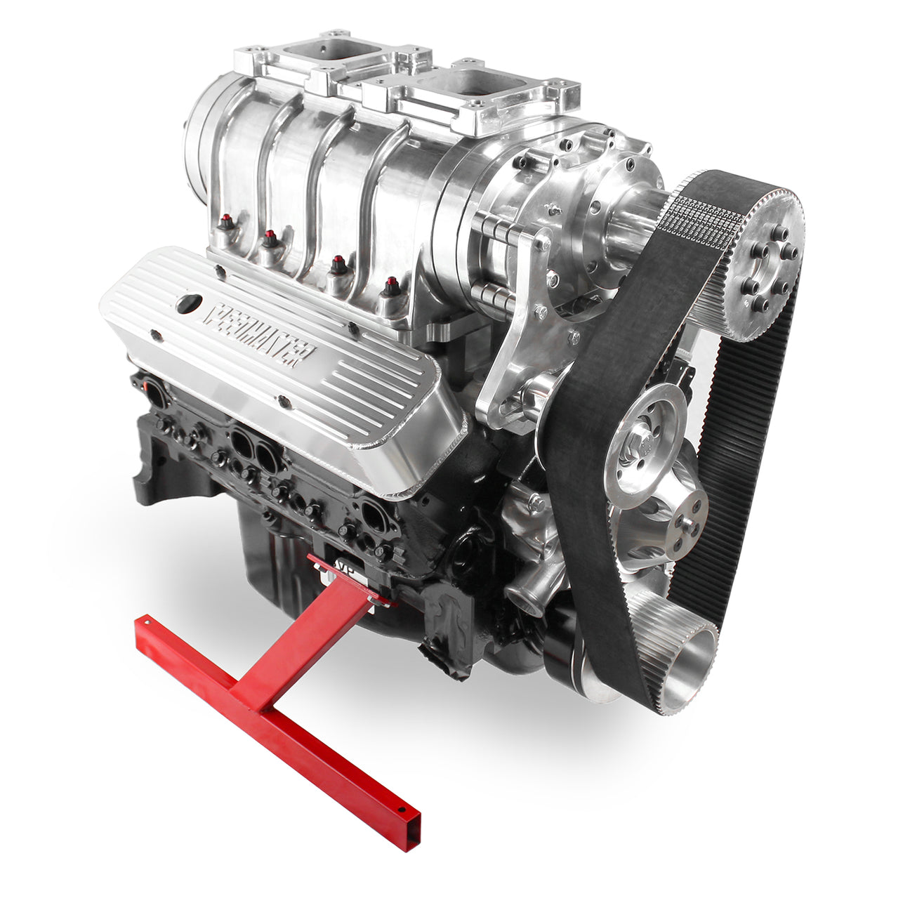 Chevy SBC 350 GM Crate Motor Kit w/ 671 Blower Shop Supercharger ...