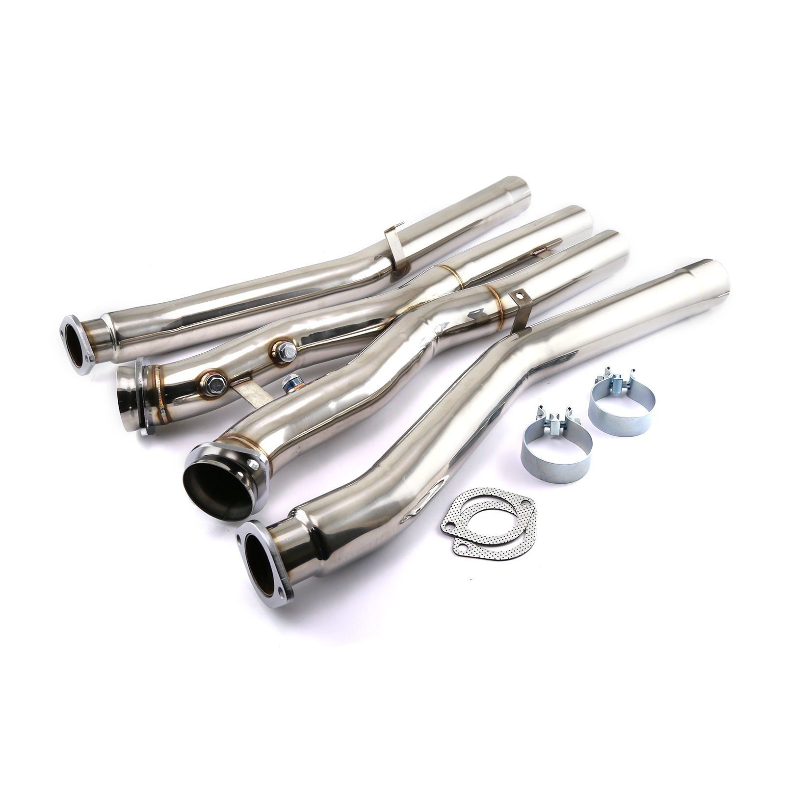 Chevy 1997 2004 LS Corvette 409 Stainless Steel X Pipe Kit 3" – Muscle ...
